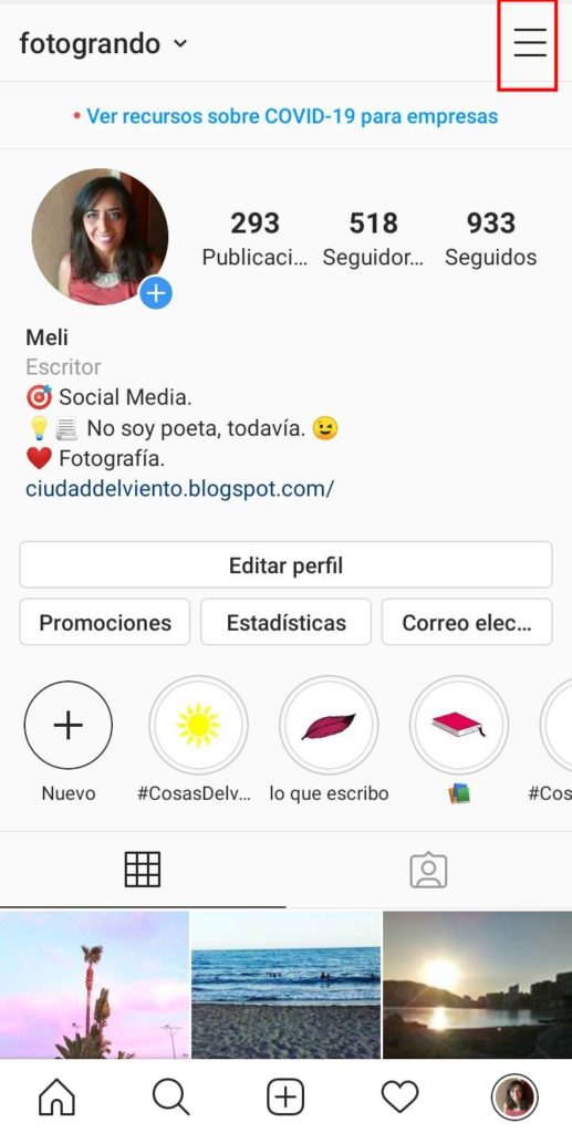 Como crear una publicacion promocionada en Instagram TUTORIAL – Amelia Polo